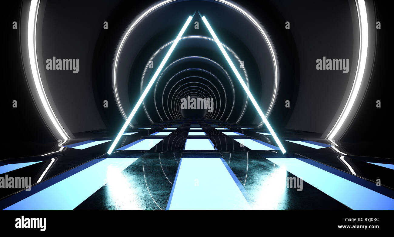 Alien Spaceship Corridor