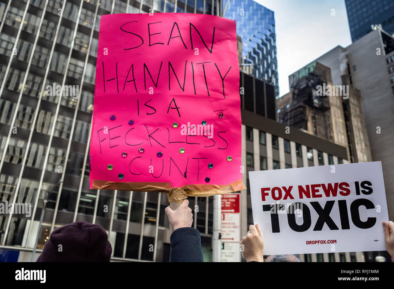 New York, United States. 13th Mar, 2019. On March 13, 2019, dozens of ...