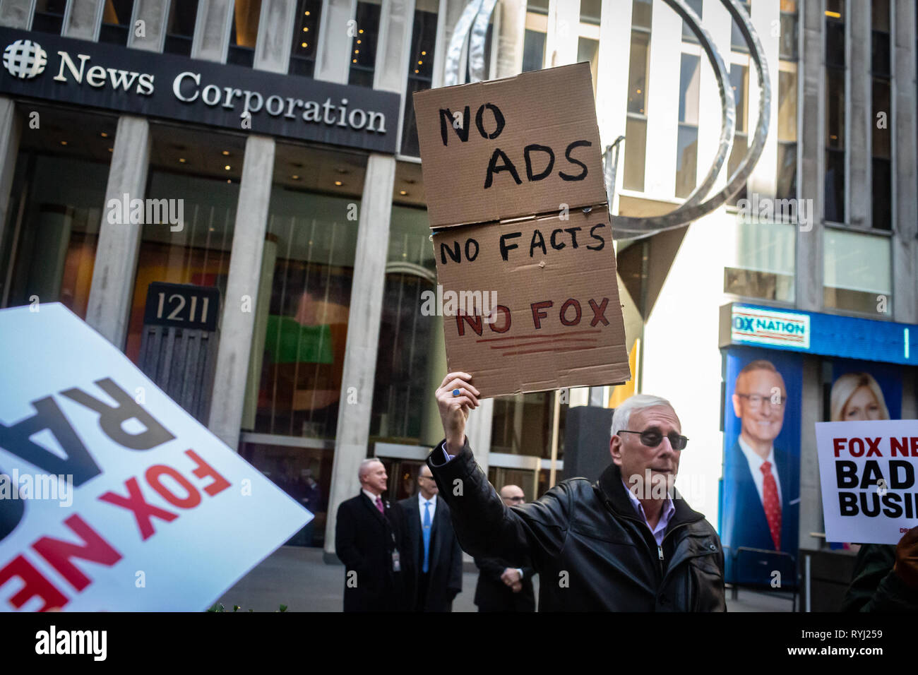 New York, United States. 13th Mar, 2019. On March 13, 2019, dozens of ...