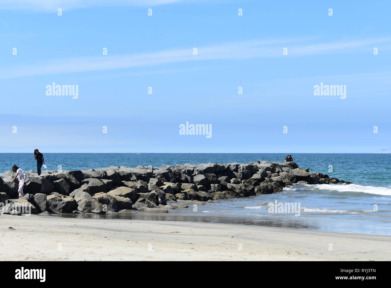 Rocks at the beach Stock Photo - Alamy