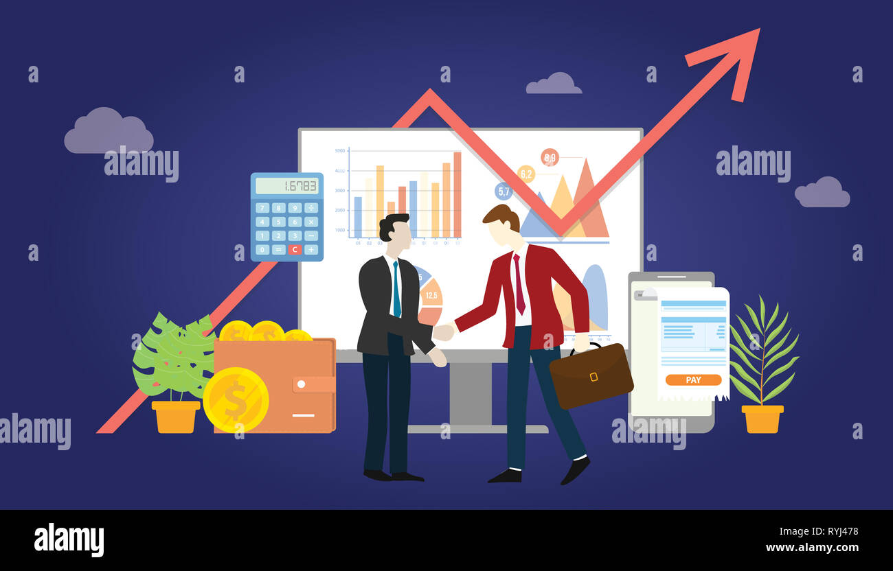 b2b business to business marketing deal agreement between two company ...