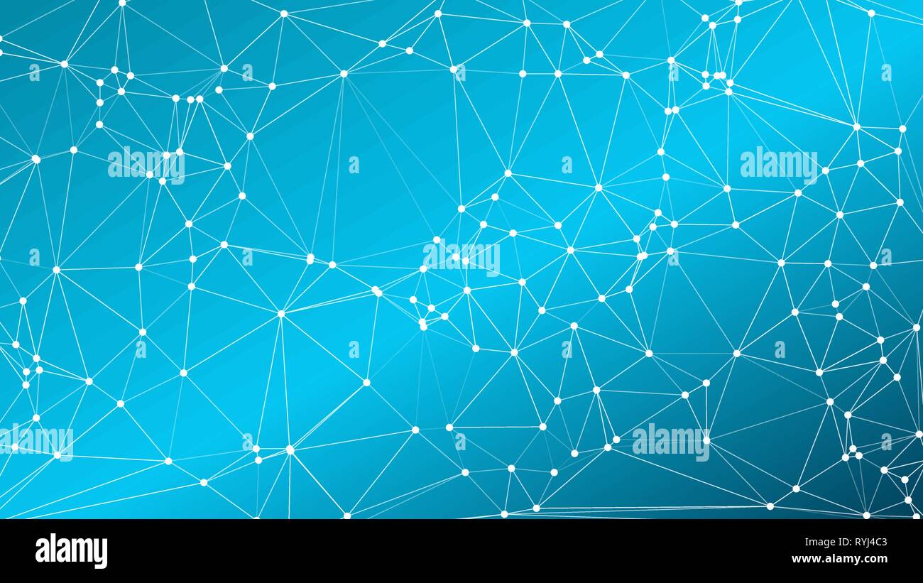 Algorithm creative illustration, vector lines connections Stock Vector ...