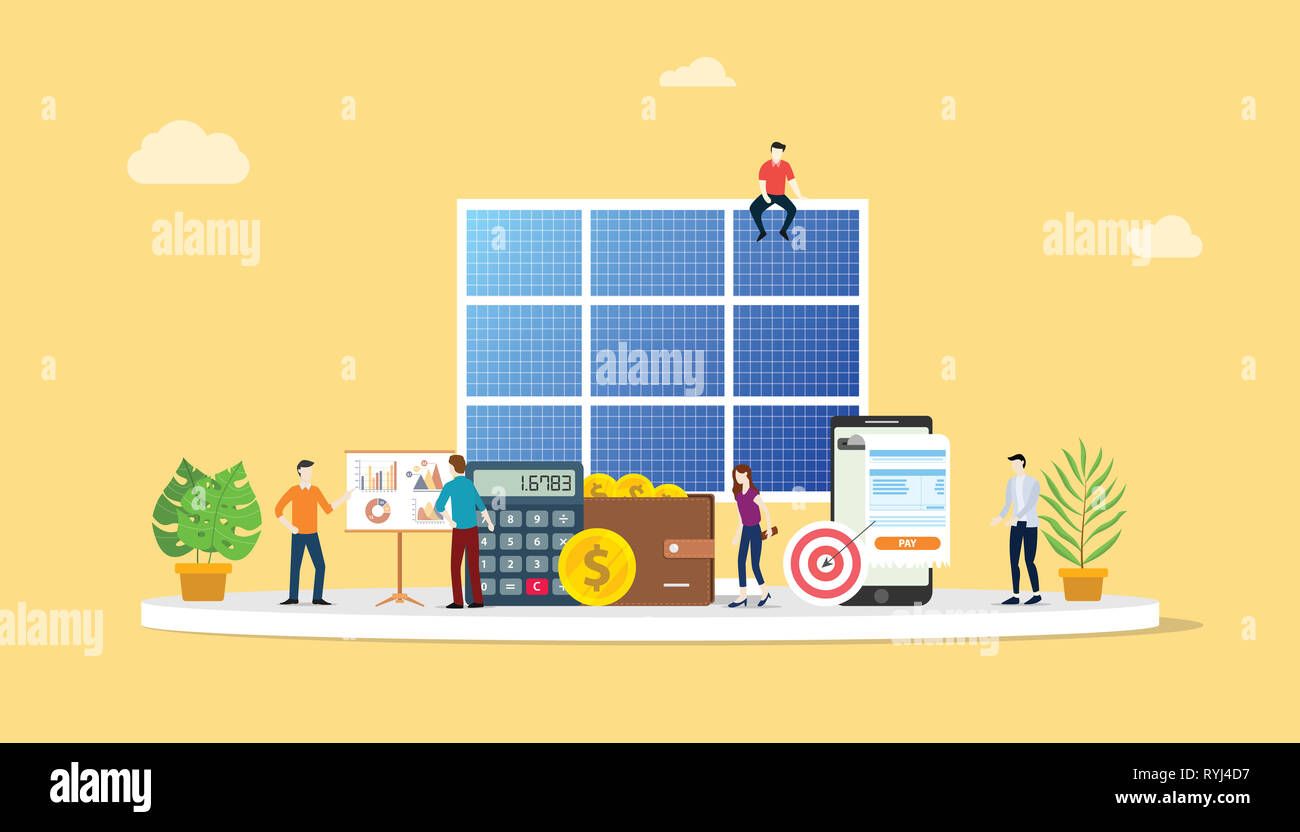 solar panel energy business electric saving financial alternative ...