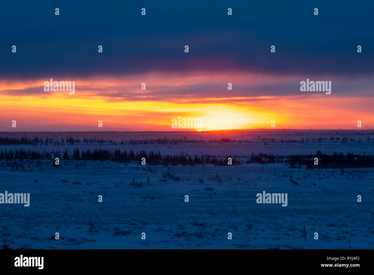 Arctic landscape sunset hi-res stock photography and images - Alamy
