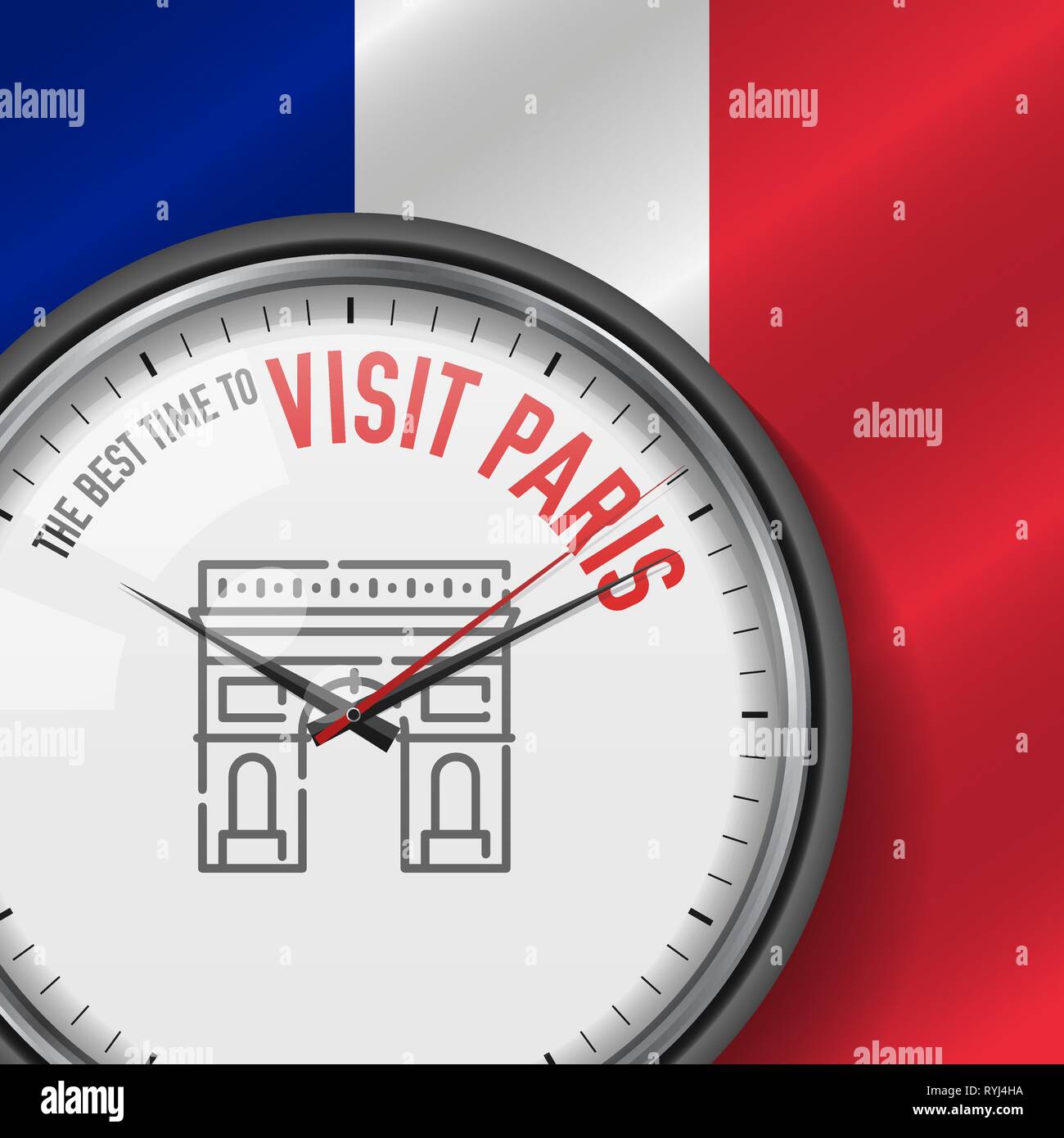 Visit paris Stock Vector Images - Alamy