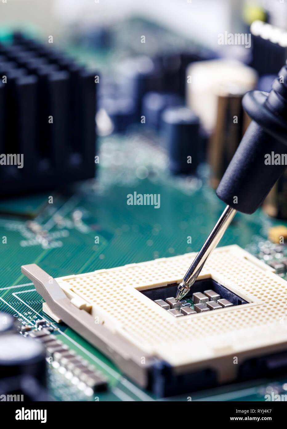 Process repairing soldering cpu chip hi-res stock photography and ...