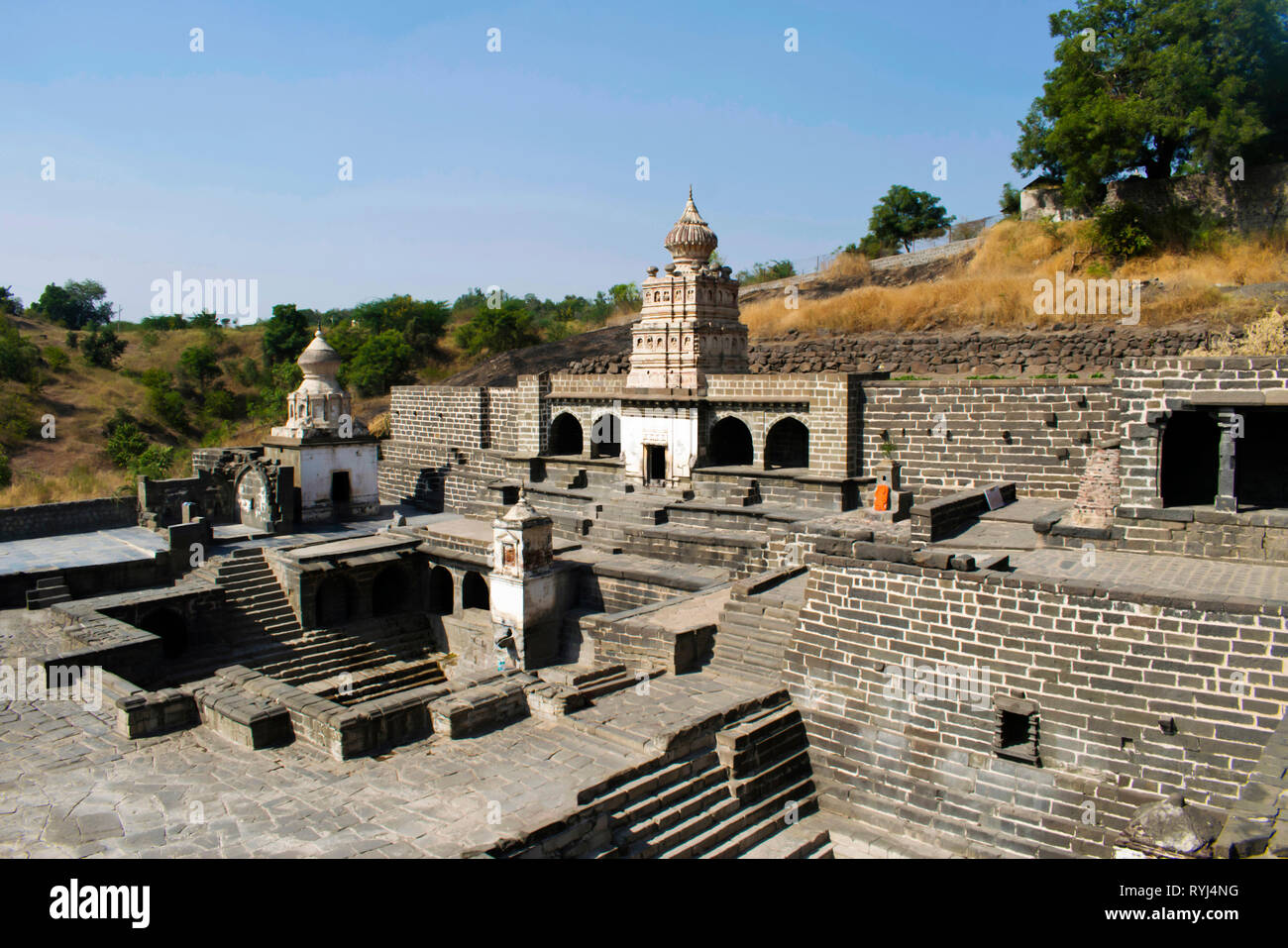LONAR, BULDHANA DISTRICT, MAHARASHTRA, INDIA, November 2018, Devotee at ...