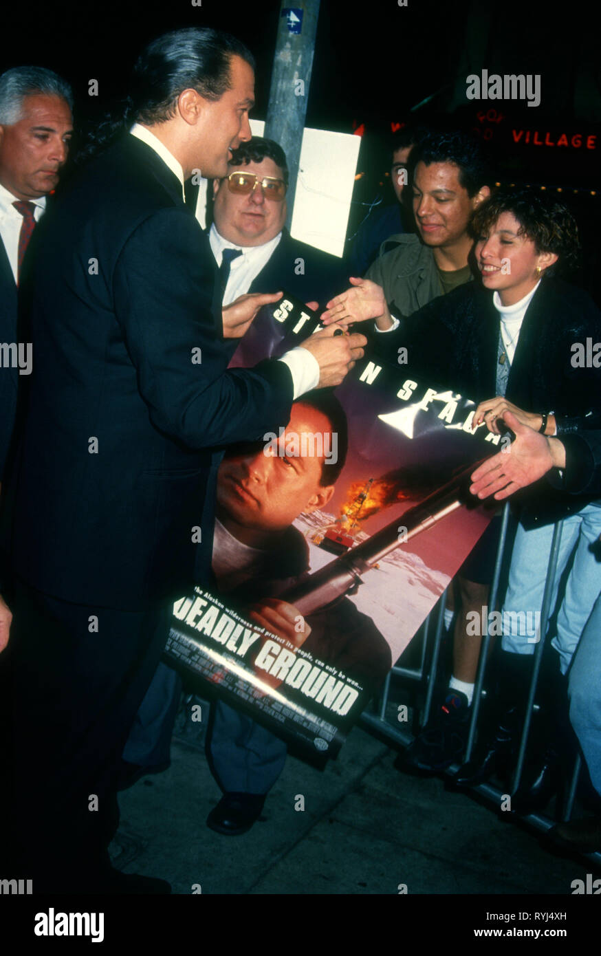 WESTWOOD, CA - FEBRUARY 17: Actor Steven Seagal attends Warner Bros ...