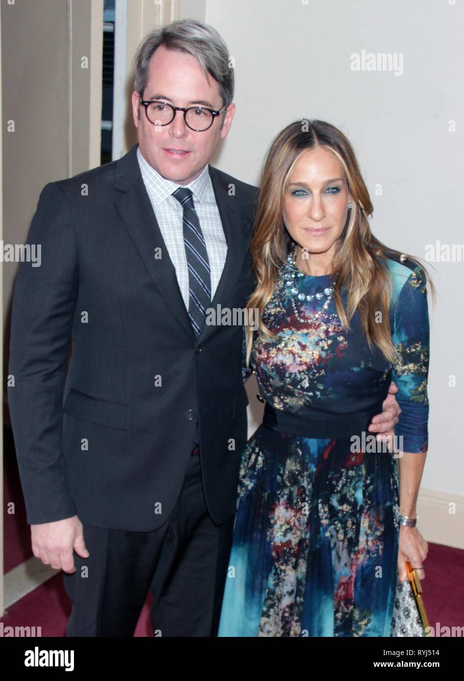 MATTHEW BRODERICK SARAH JESSICA PARKER AT Irish Repertory Theatre's ...