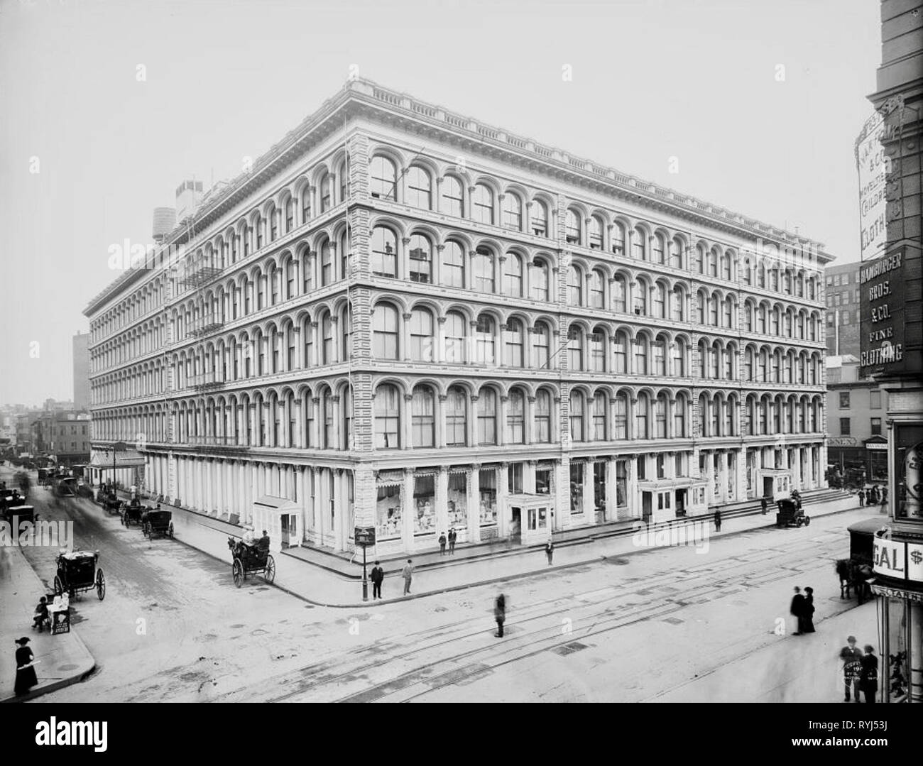 Wanamaker's Store, New York 1903 Stock Photo - Alamy