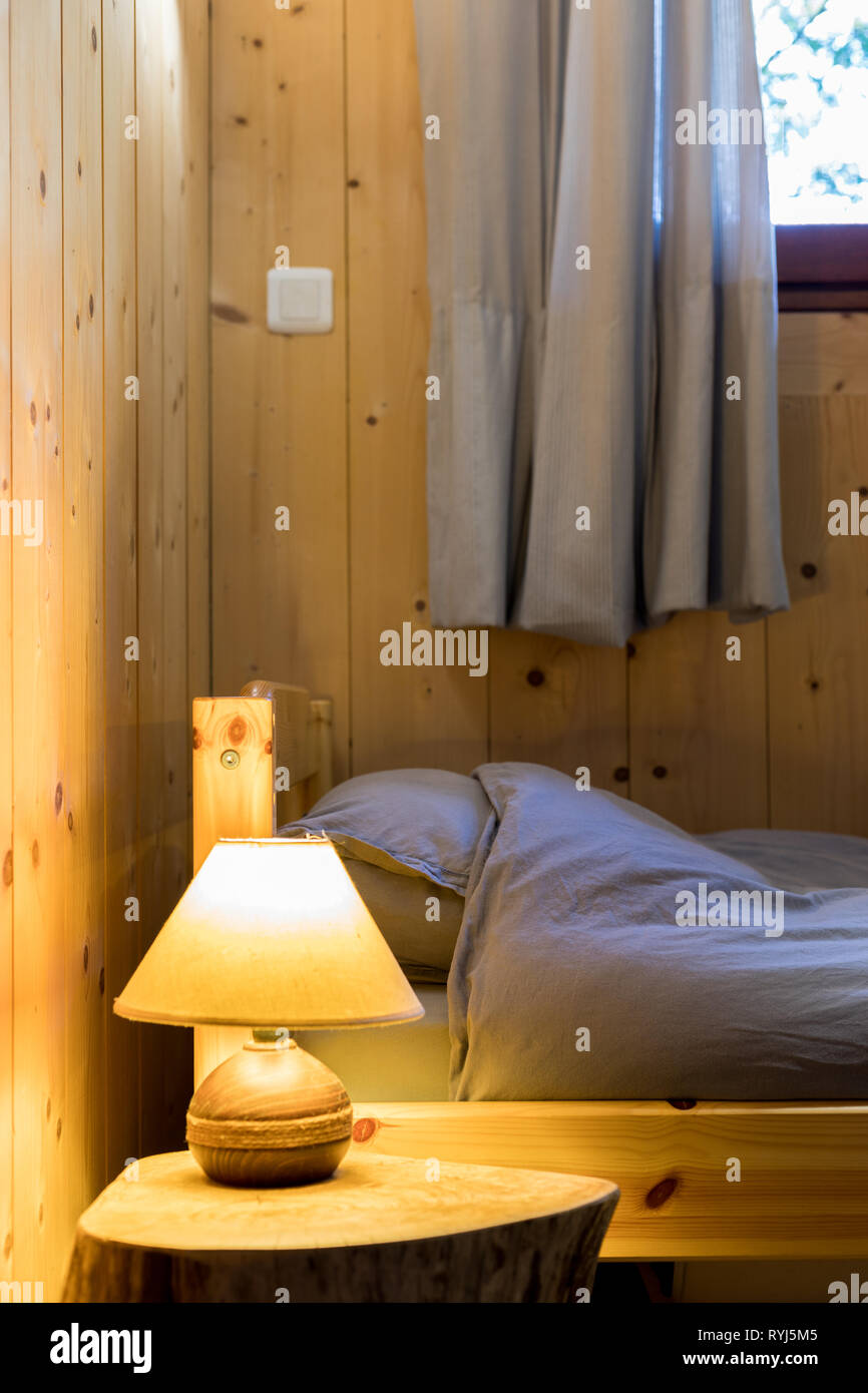 Cosy bedside setting Stock Photo - Alamy