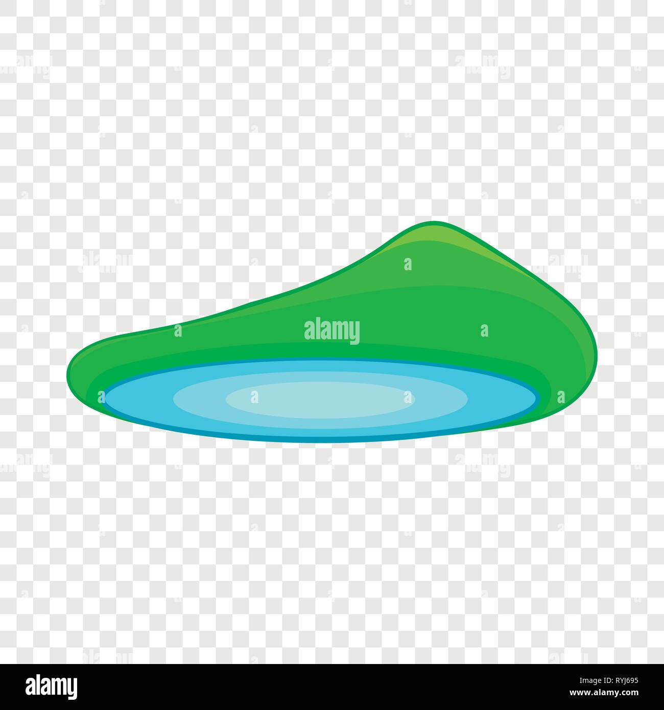 Lake icon in cartoon style Stock Vector Image & Art - Alamy