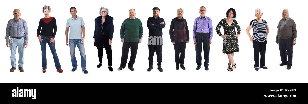 Diverse group people different ages hi-res stock photography and images ...