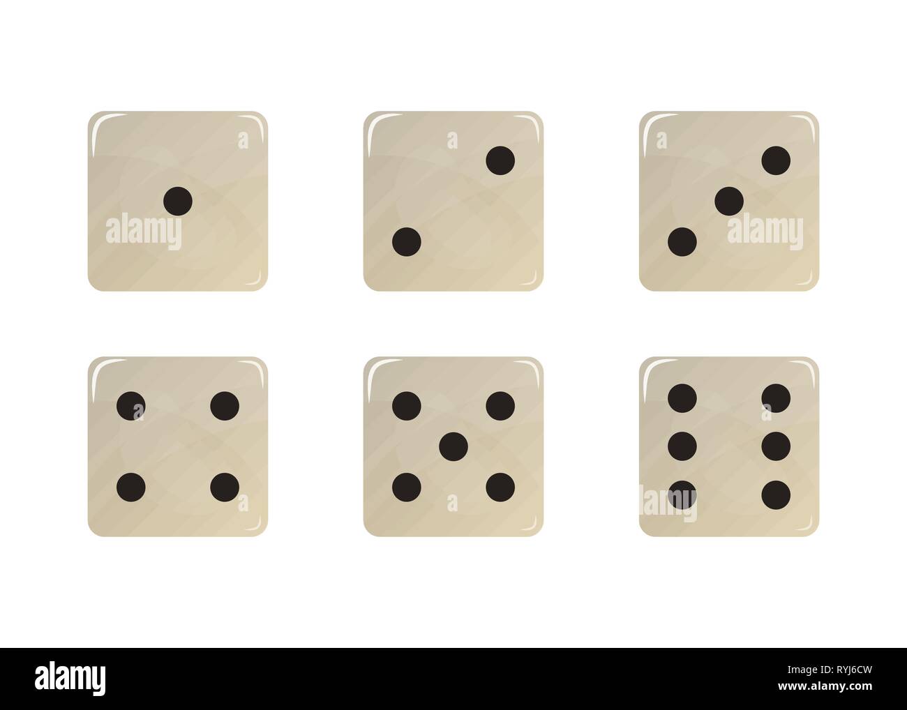 Las vegas dice icon Cut Out Stock Images & Pictures - Alamy