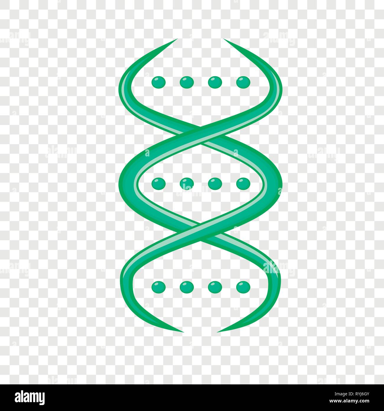 DNA strand icon in cartoon style Stock Vector Image & Art - Alamy