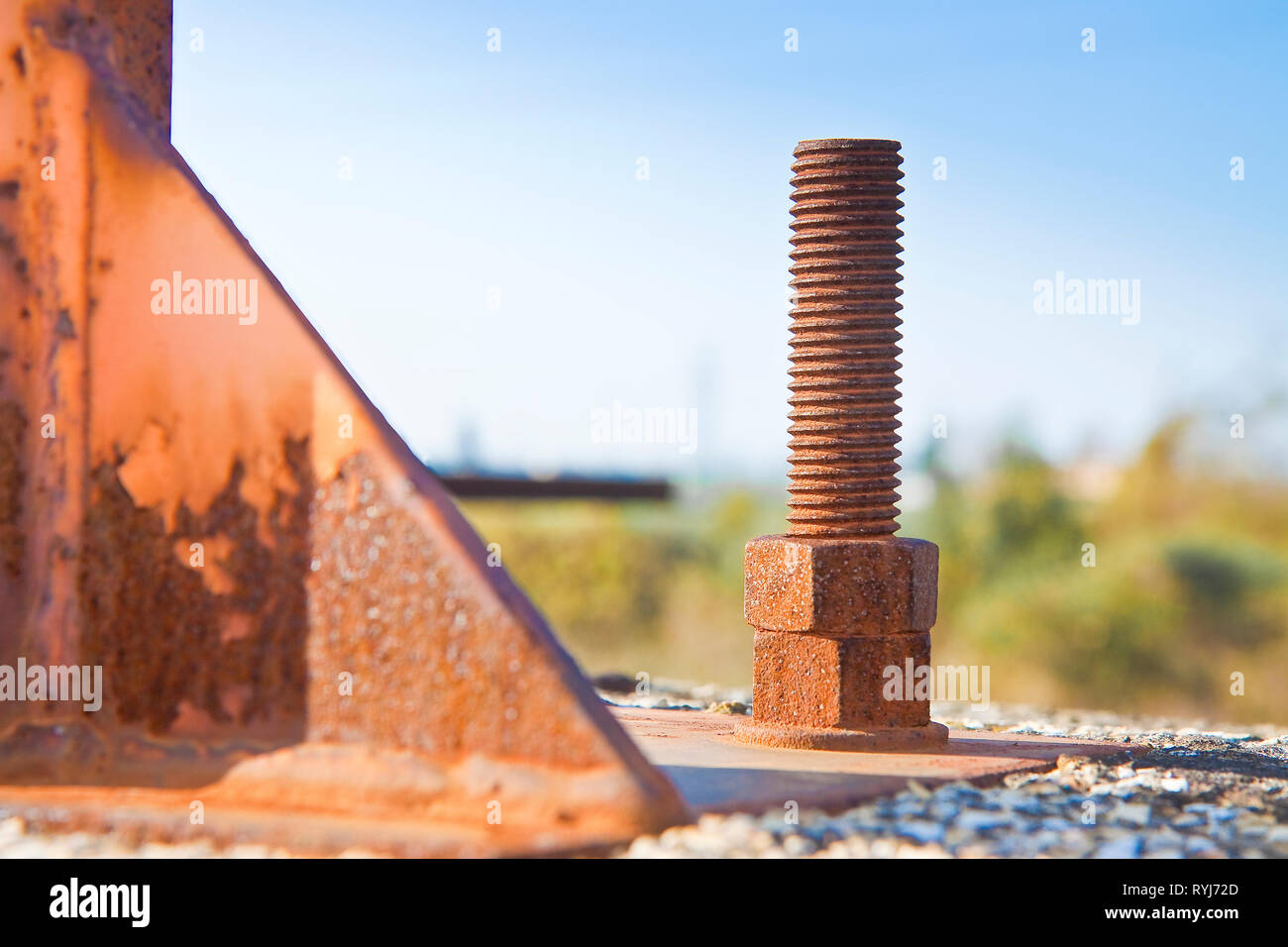 Anchoring bolts hi-res stock photography and images - Alamy