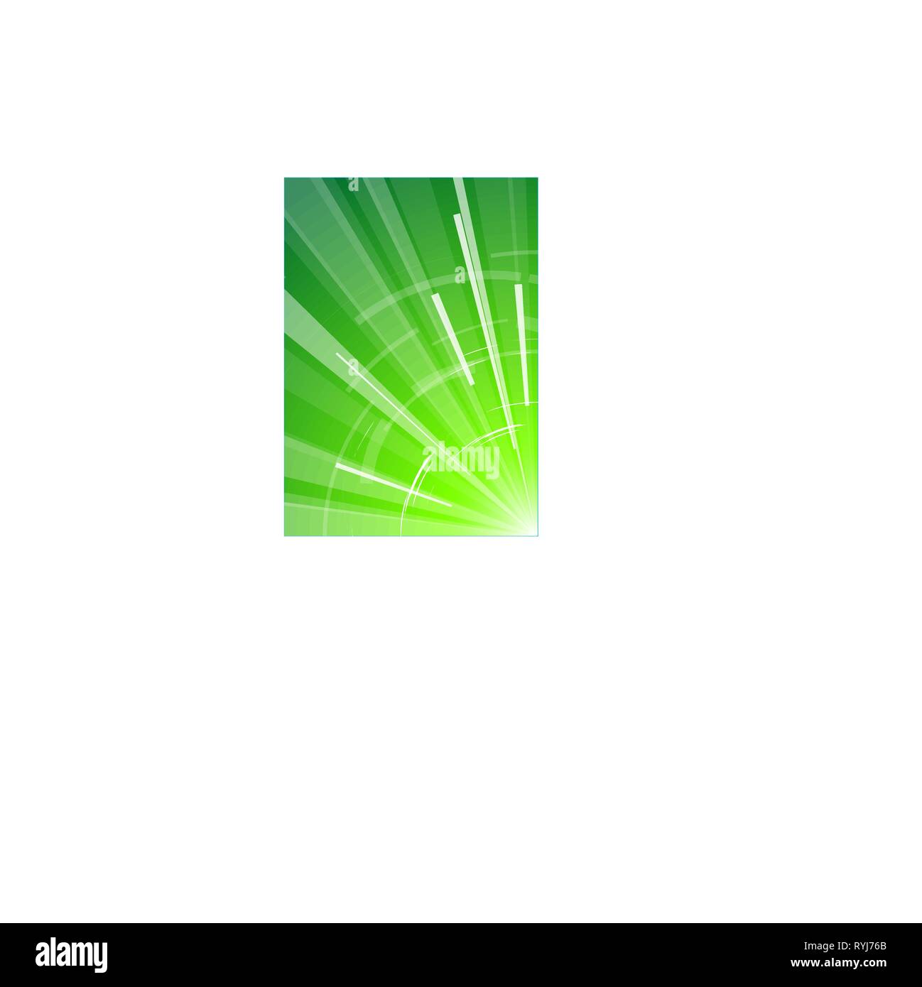 Abstract green background with white rays Stock Vector Image & Art - Alamy
