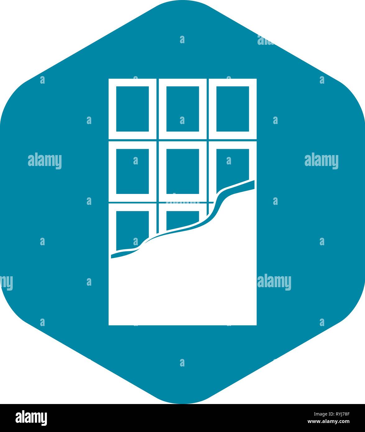 Chocolate bar icon, simple style Stock Vector Image & Art - Alamy