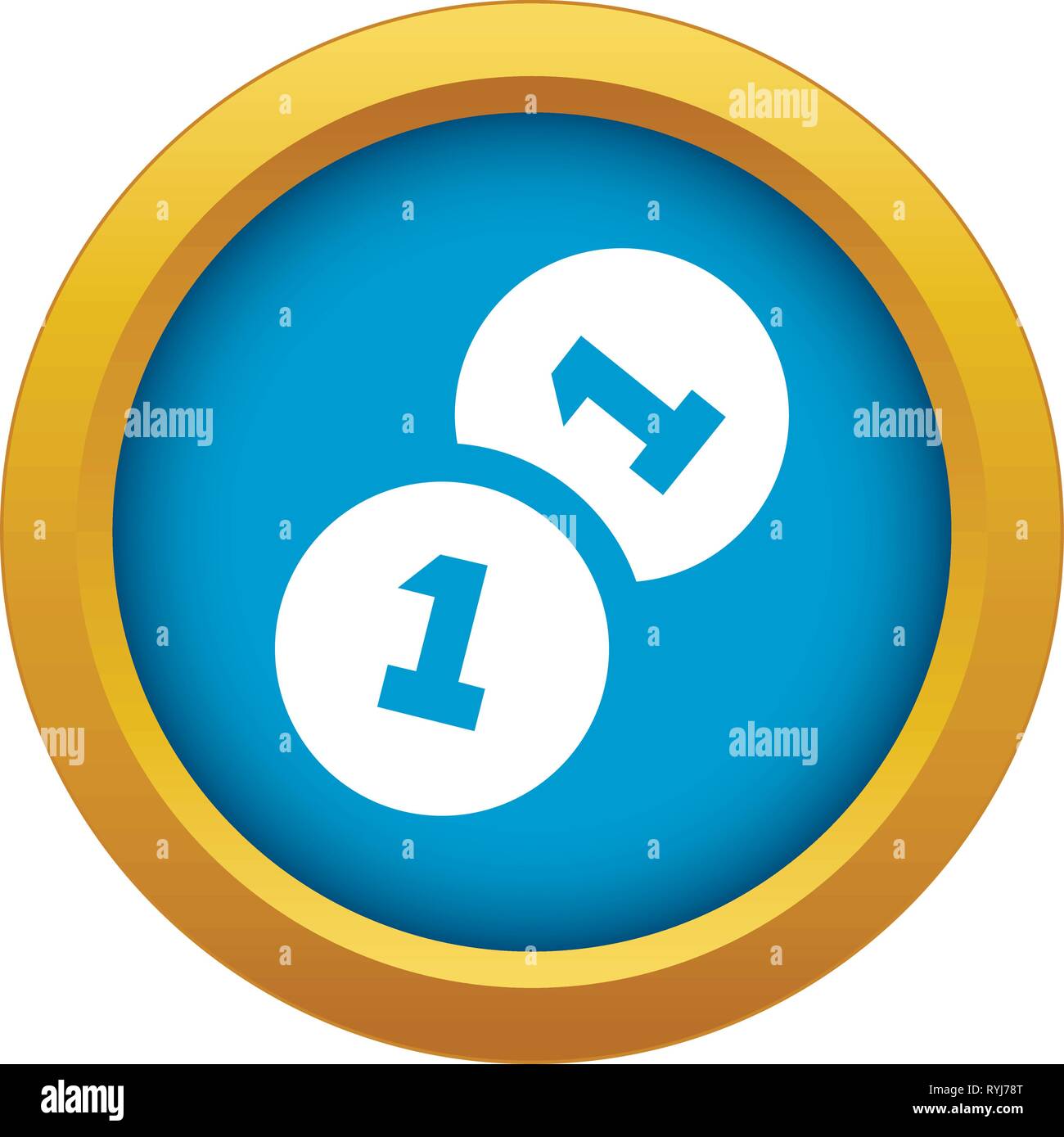 Dollar bill icon blue vector isolated Stock Vector Image & Art - Alamy