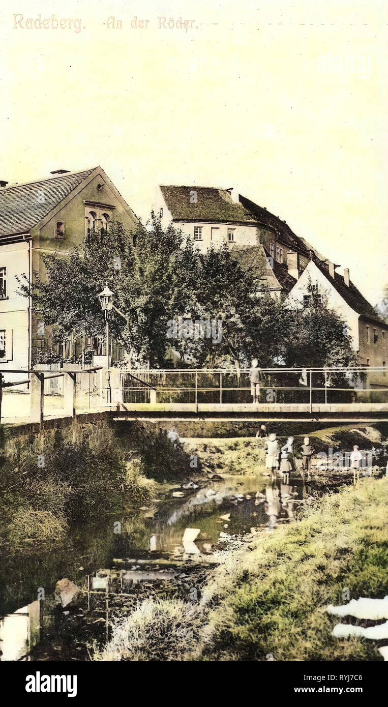 Große Röder, Bridges in Landkreis Bautzen, Buildings in Radeberg, 1908 ...