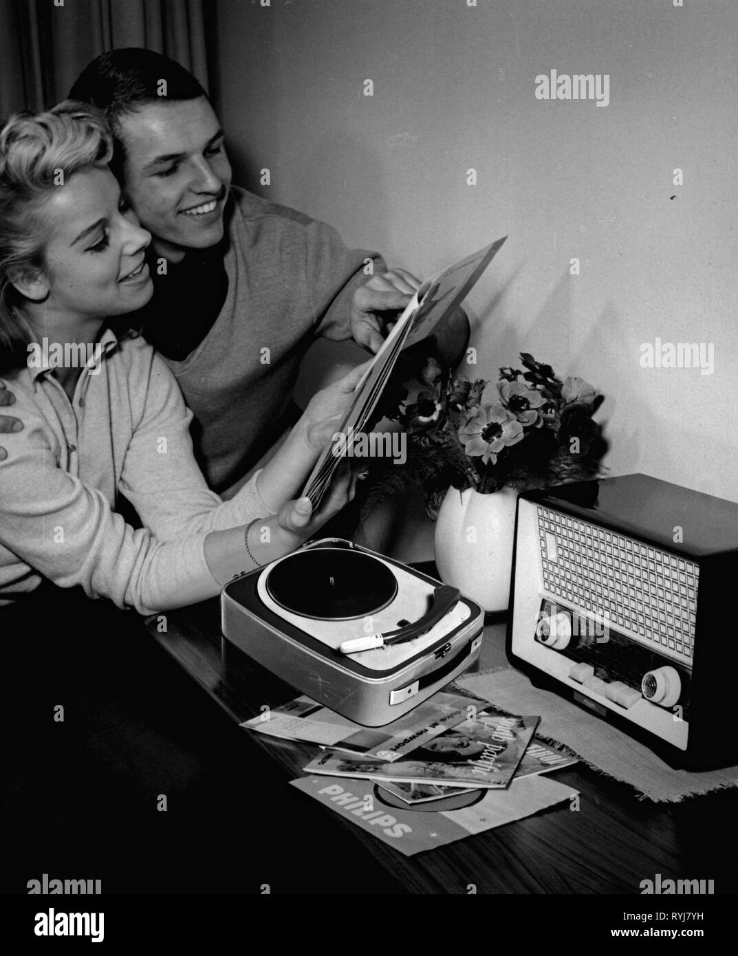 Philips radio 1960 Black and White Stock Photos & Images - Alamy