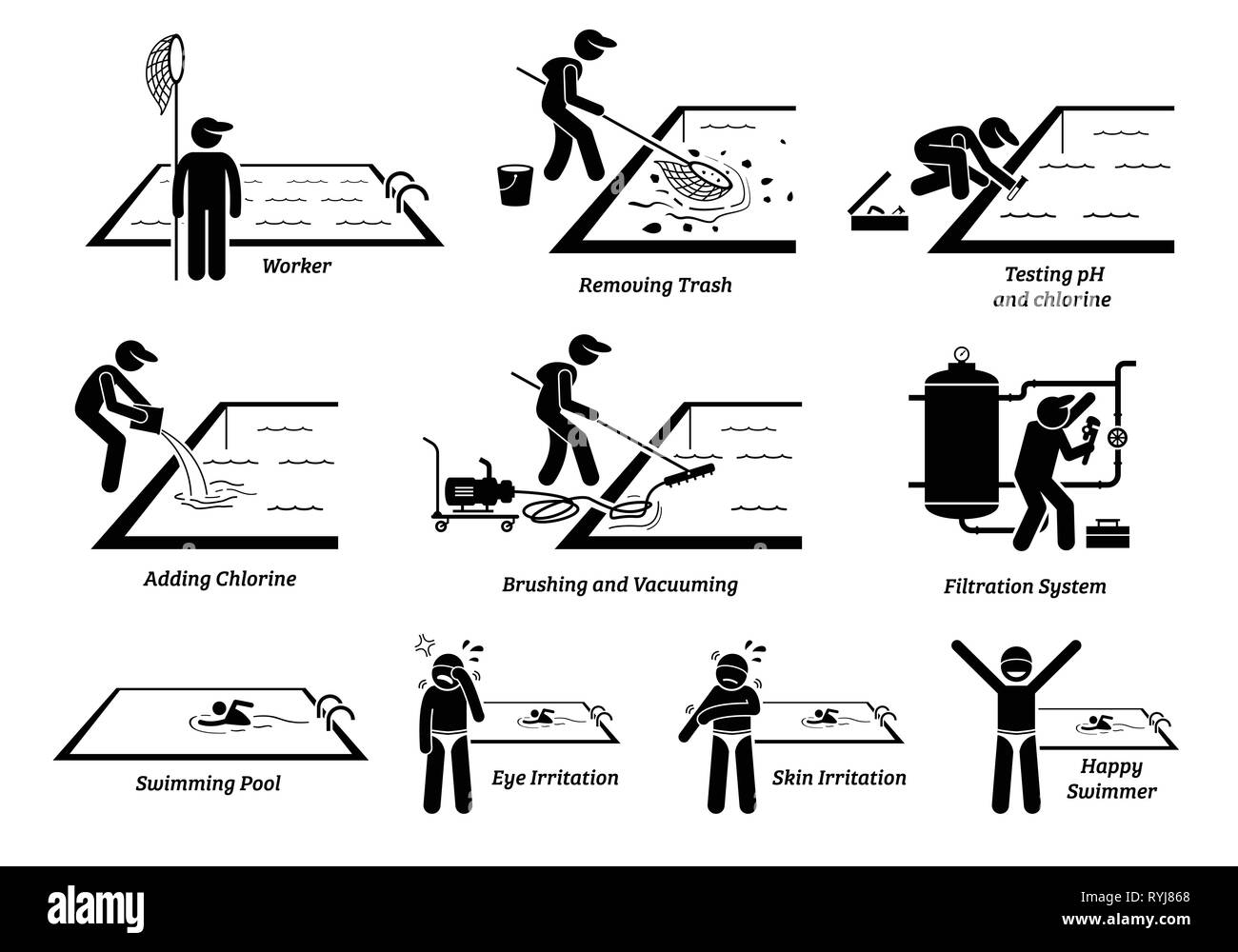 Cleaning artworks Stock Vector Images - Alamy