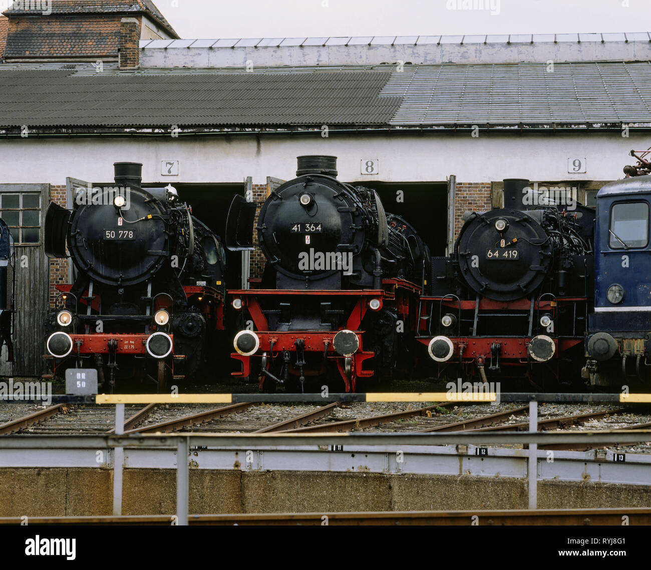 Three locomotives hi-res stock photography and images - Alamy