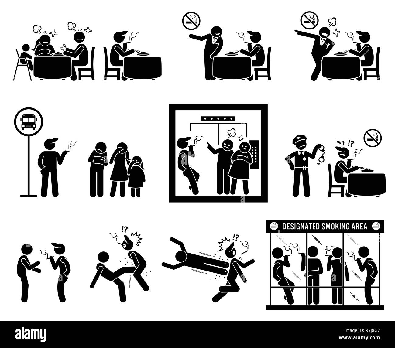 Angry public Black and White Stock Photos & Images - Alamy