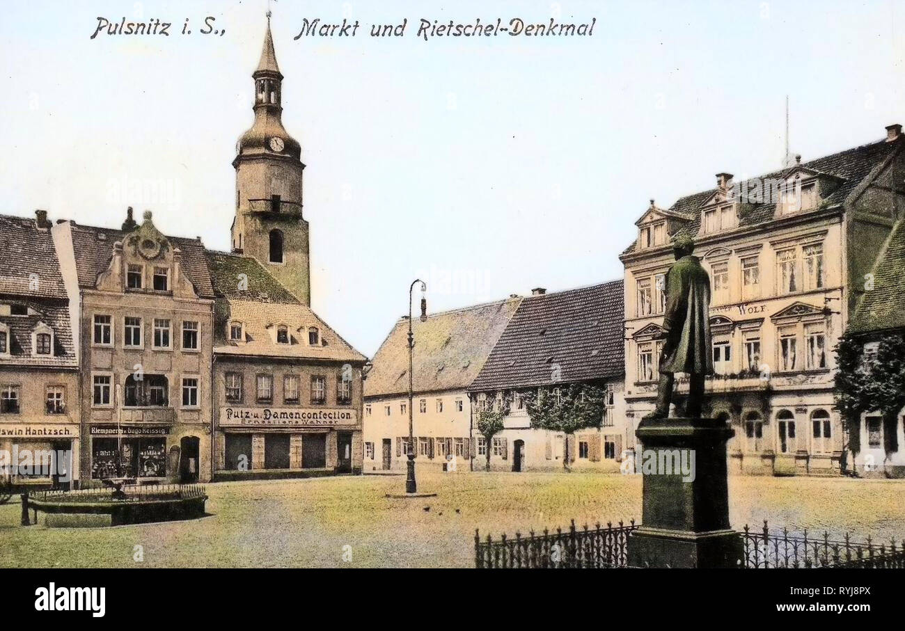 Monuments and memorials in Pulsnitz, Ernst-Rietschel-Denkmal (Pulsnitz ...
