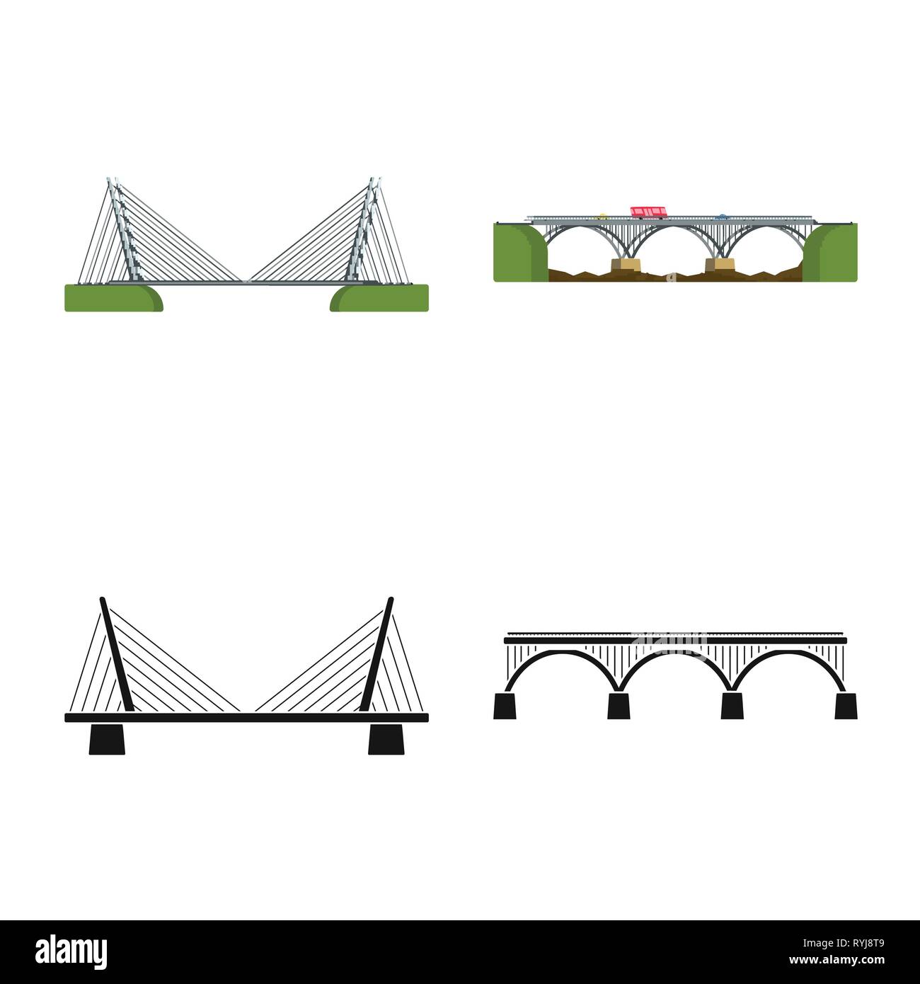 Isolated Object Of Connection And Design Symbol Collection Of Connection And Side Vector Icon