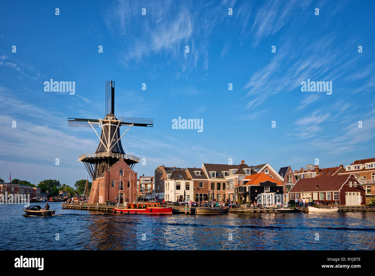 Panorama of Harlem, Netherlands Stock Photo - Alamy
