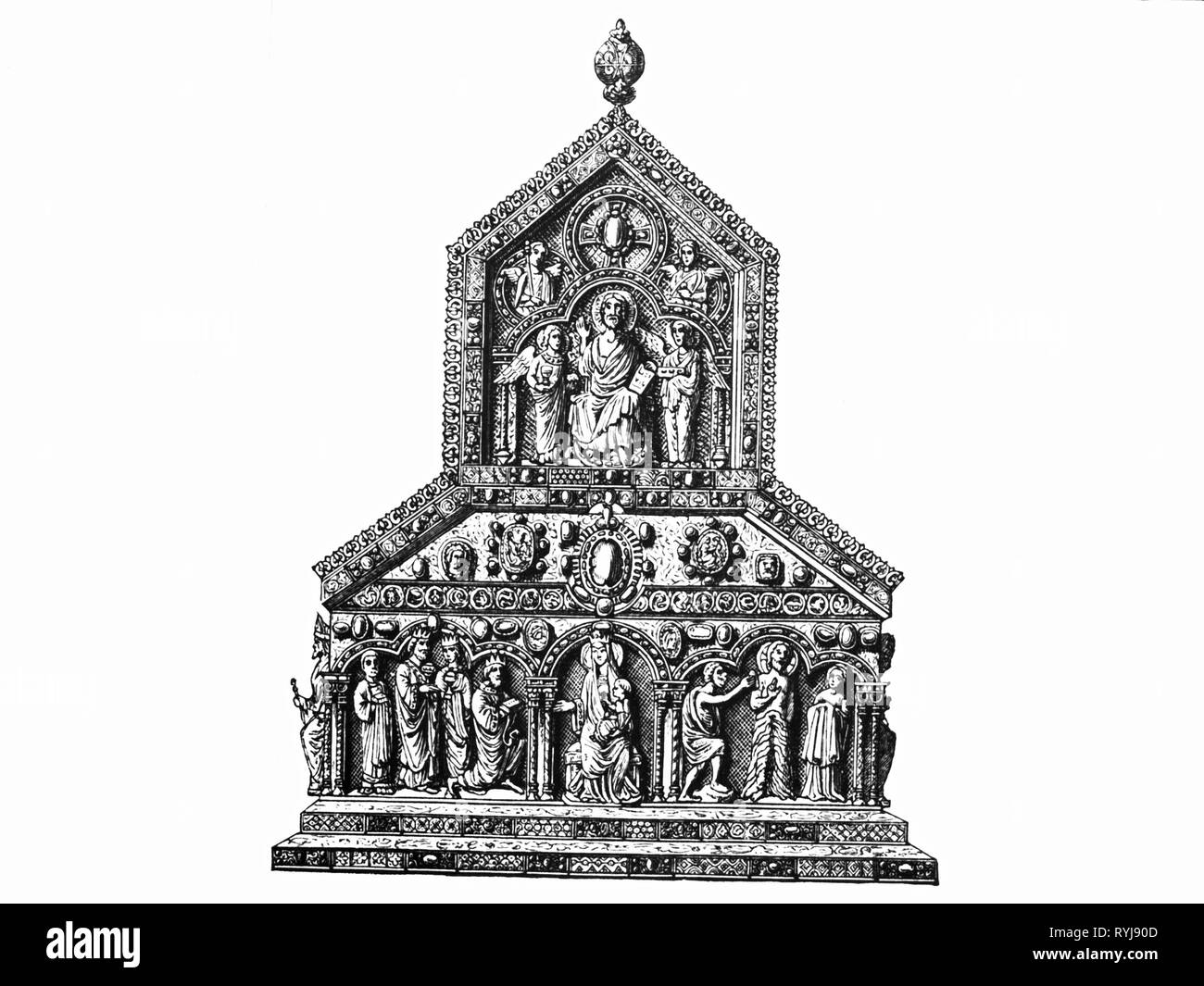 religion, Christianity, relic, Shrine of the Three Kings, circa 1181 ...