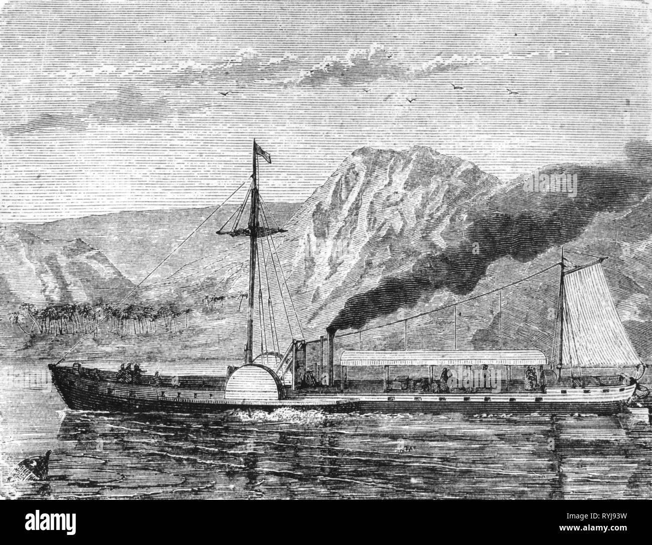 North river steamboat clermont hi-res stock photography and images - Alamy