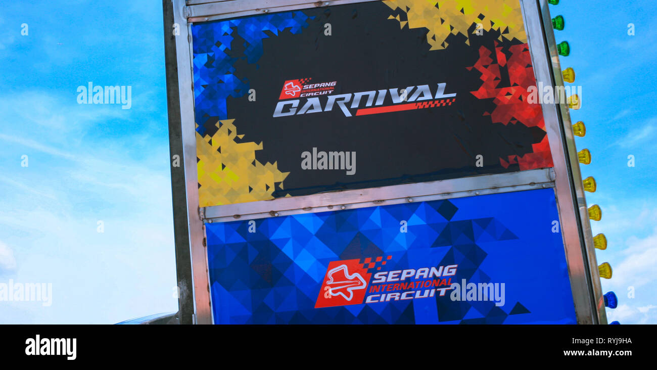 Formula One (F1) championship 2015, Sepang Circuit, Kuala Lumpur ...