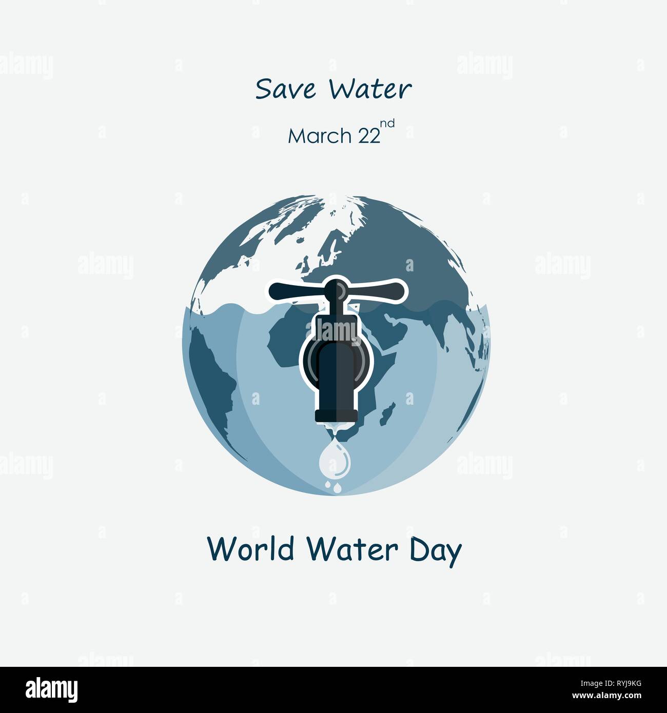 The Globe,Water drop and water tap icon.The globe icon vector logo ...
