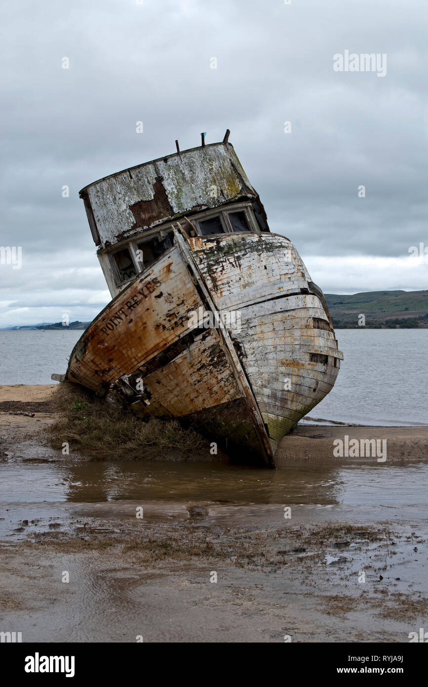 Point Reyes shipwreck Stock Photo - Alamy
