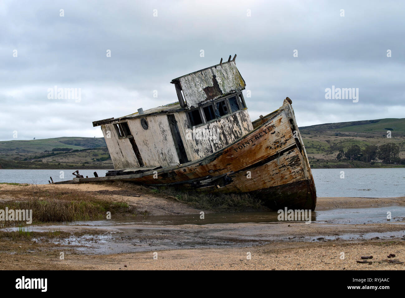 Point Reyes shipwreck Stock Photo - Alamy