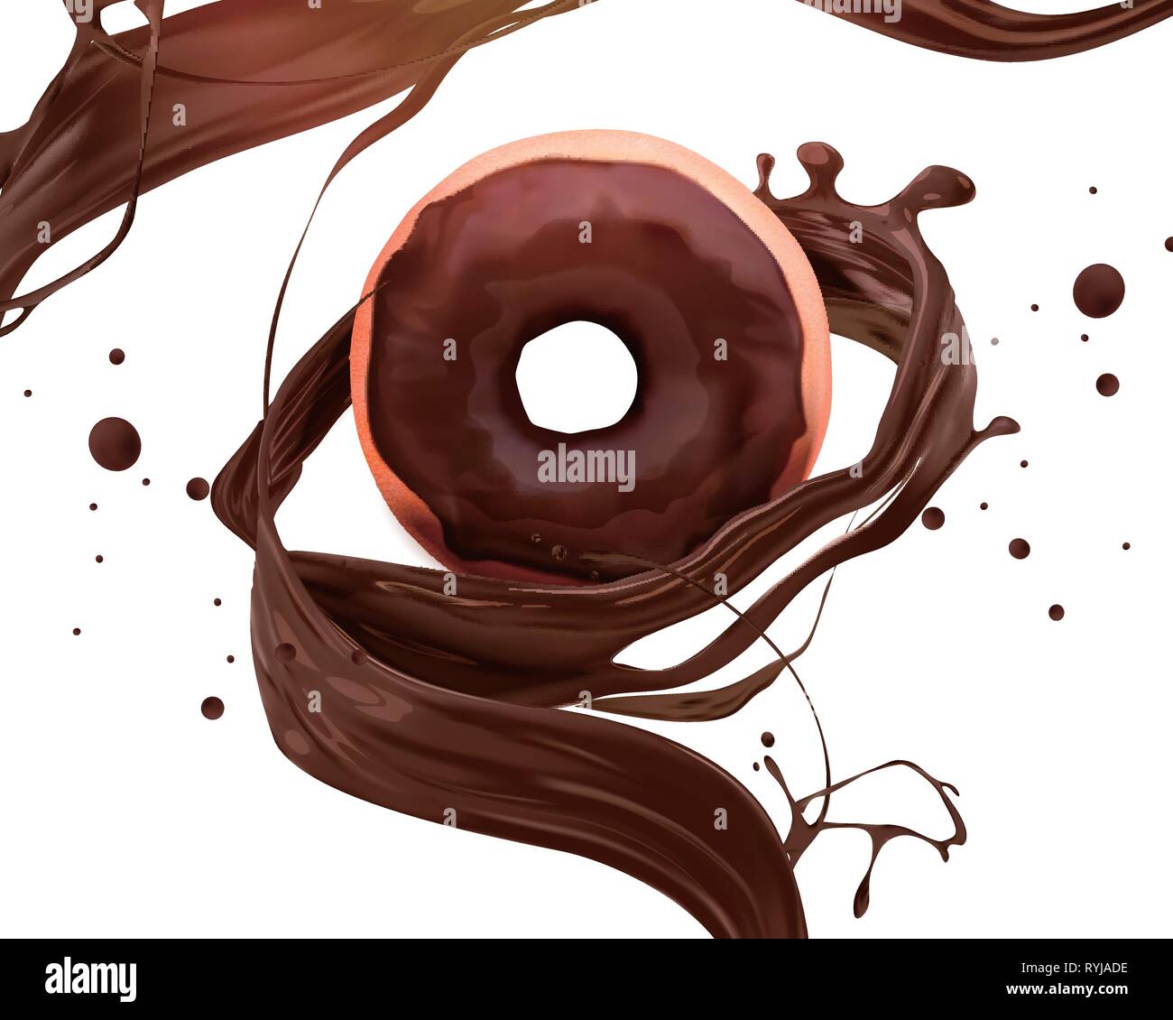 Donut Ad High Resolution Stock Photography and Images - Alamy
