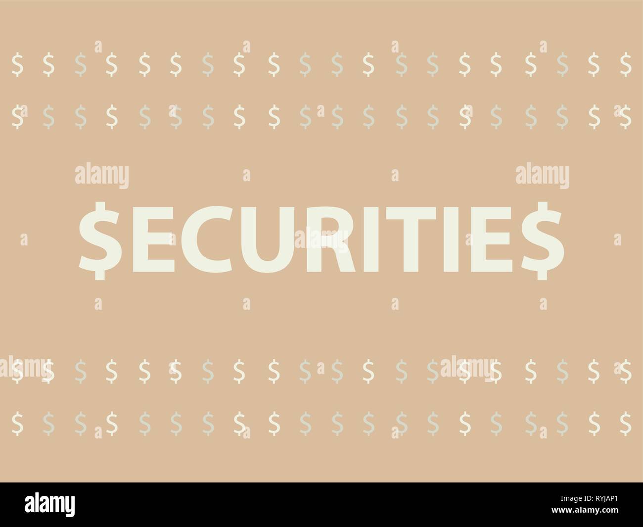 Securities vector vectors hi-res stock photography and images - Alamy