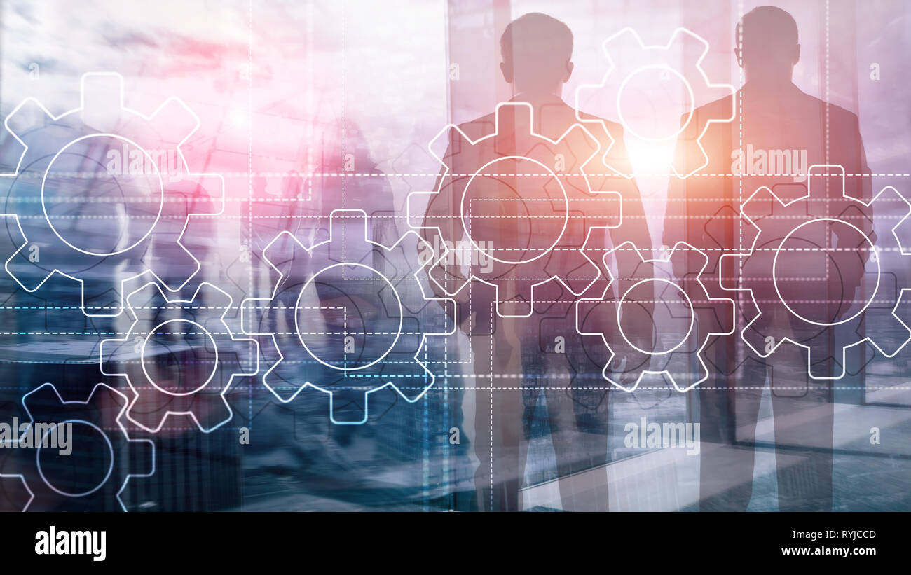 Gears mechanism, digital transformation, data integration and digital ...