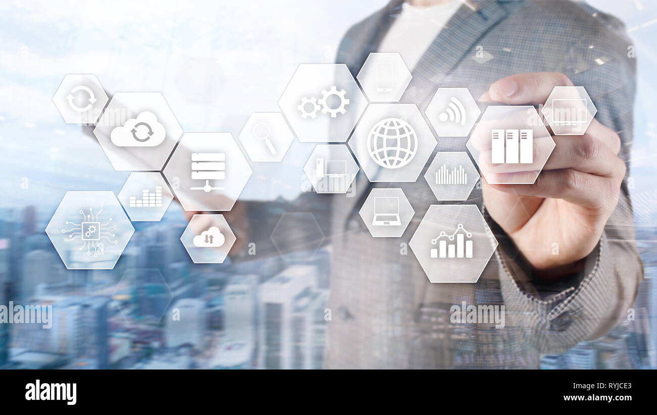 Communication business man hi-res stock photography and images - Alamy