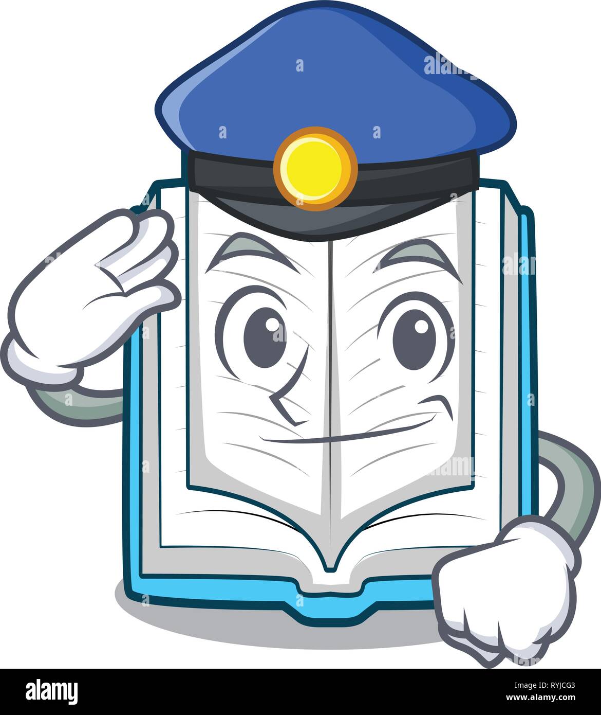 Policeman with note book Stock Vector Images - Alamy