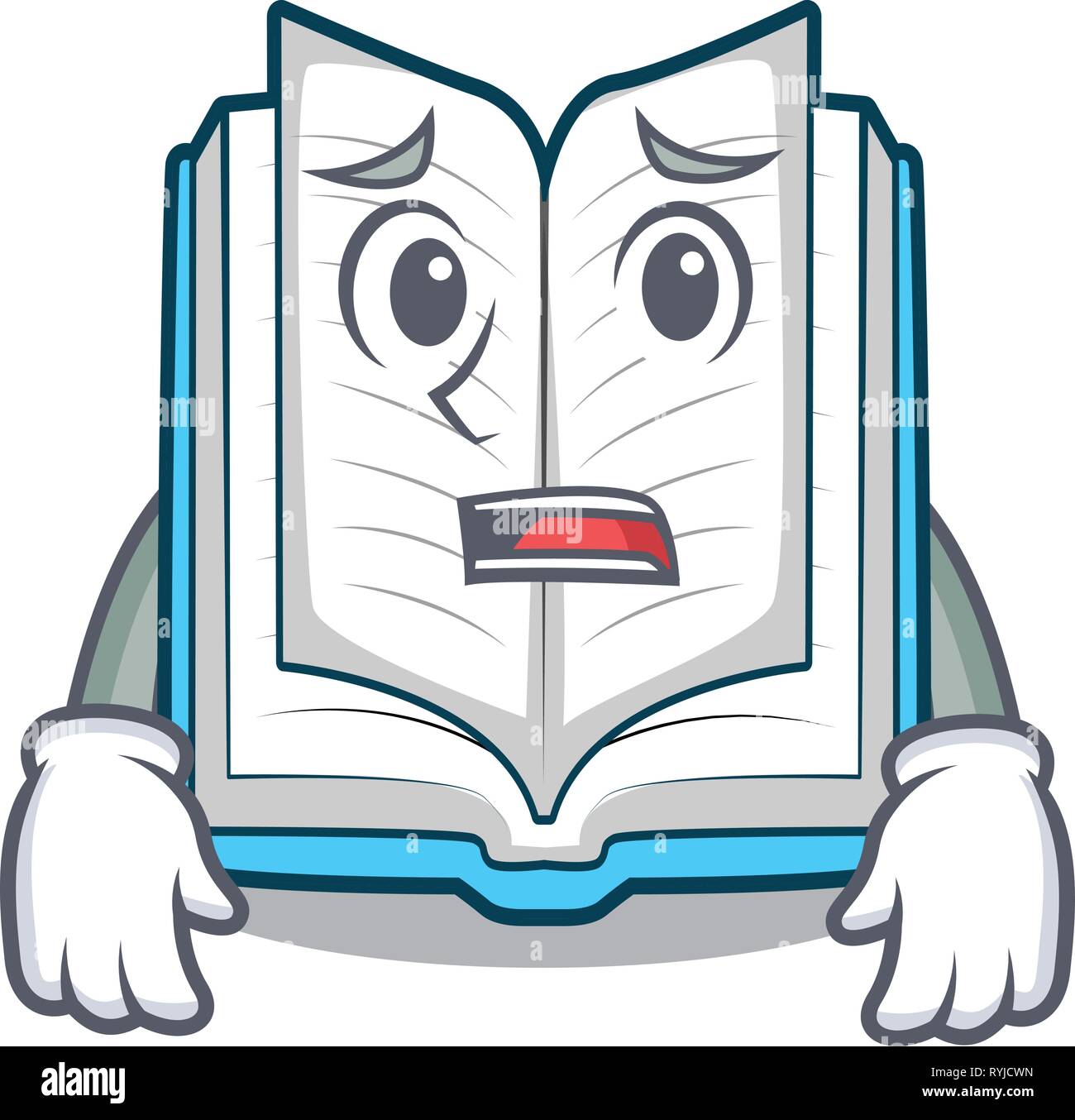 Cartoon book character is afraid hi-res stock photography and images - Alamy