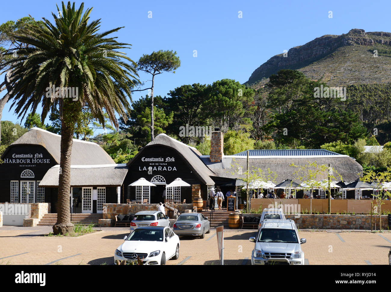 La Parada Constantia Nek restaurant Stock Photo - Alamy