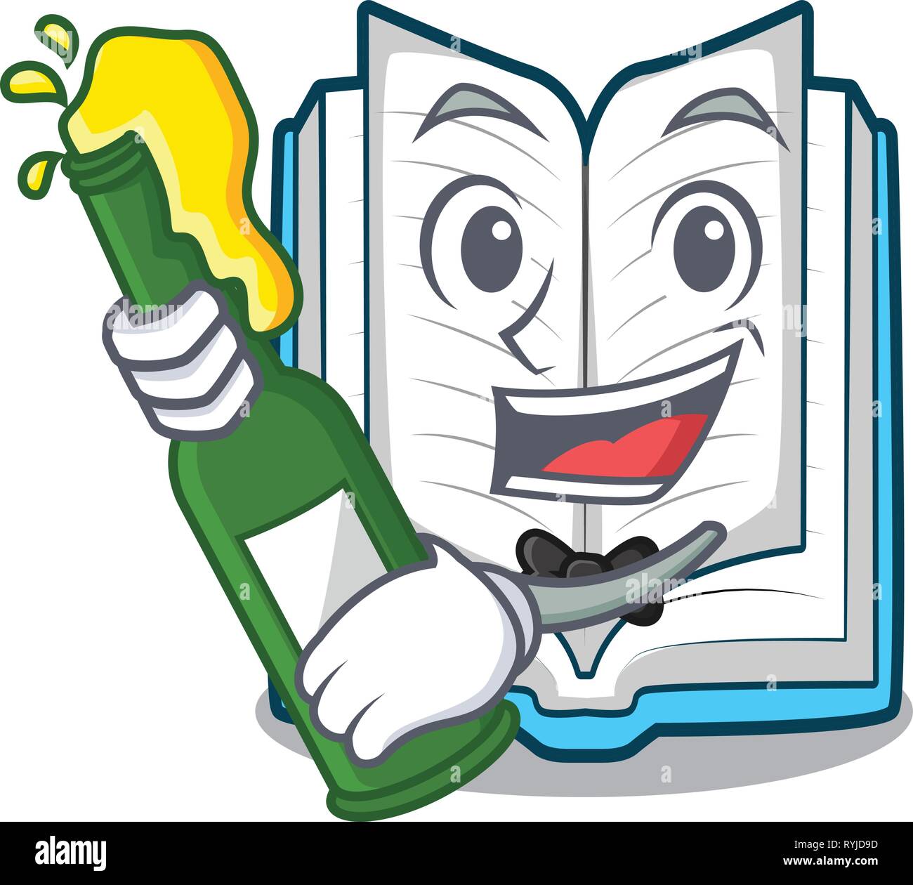 With beer opened book in the cartoon box Stock Vector Image & Art - Alamy