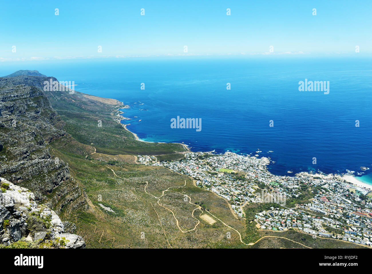 Beautiful views of Cape Town's coastline Stock Photo - Alamy
