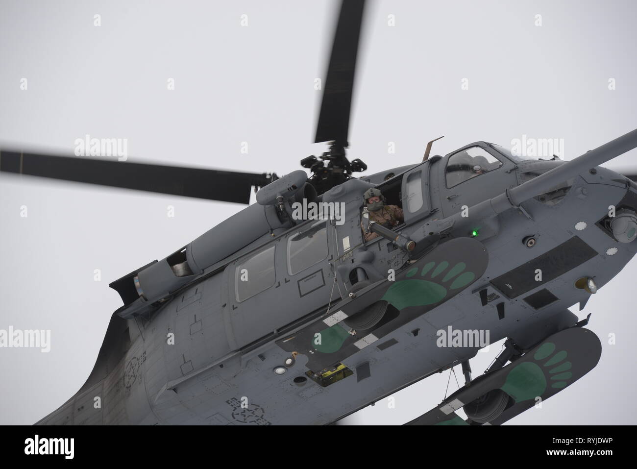 A 212th Rescue Squadron (RQS) Airman, out of Joint Base Elmendorf ...