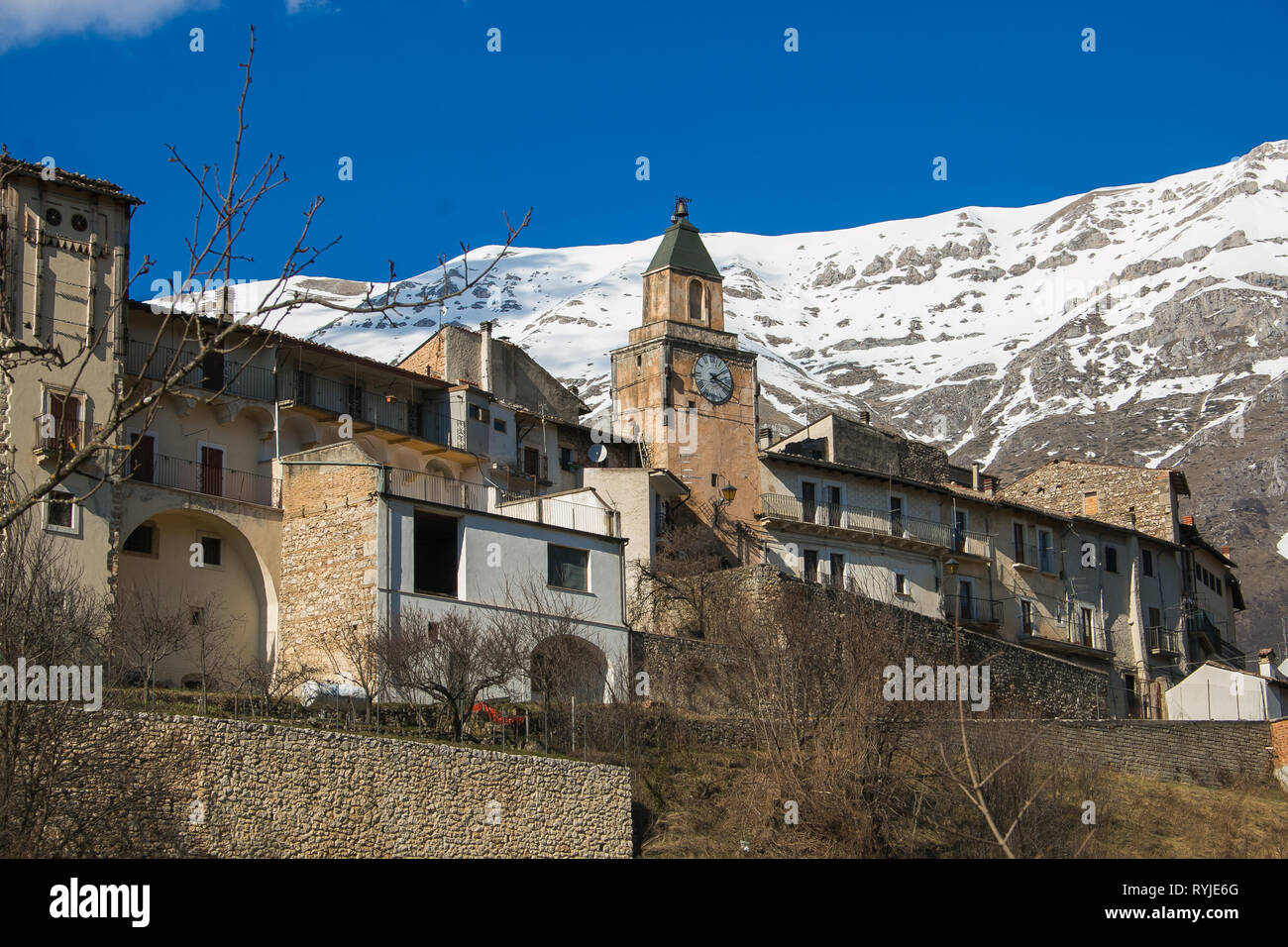Assergi is located entirely within the Gran Sasso e Monti della Laga ...