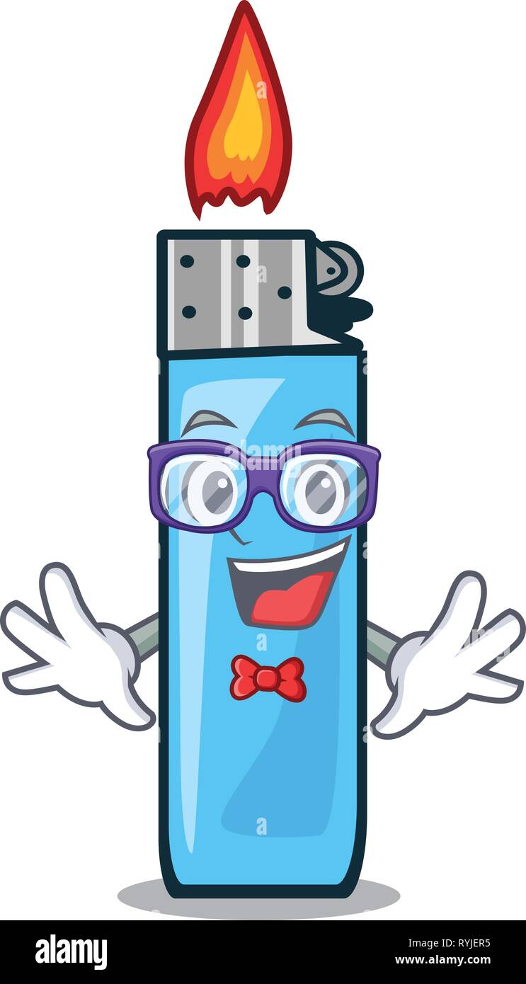 Geek plastic lighters isolated in the cartoon Stock Vector Image & Art ...