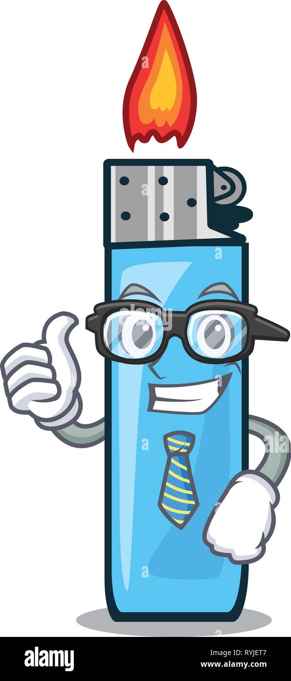 Businessman plastic lighters isolated in the cartoon Stock Vector Image ...